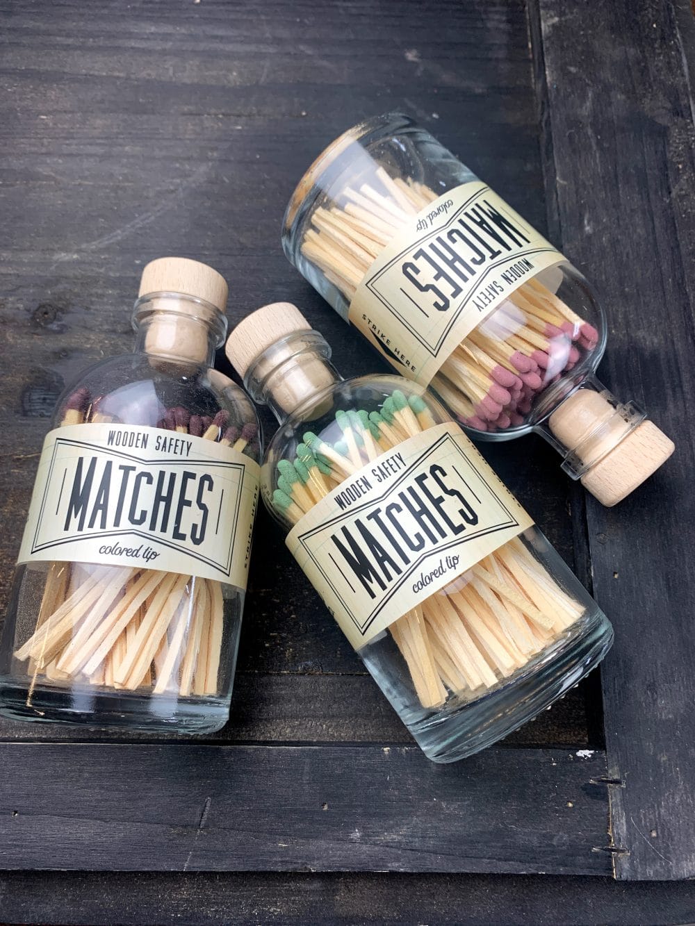 Apothecary Vintage Dusty Rose Matches - Be Made