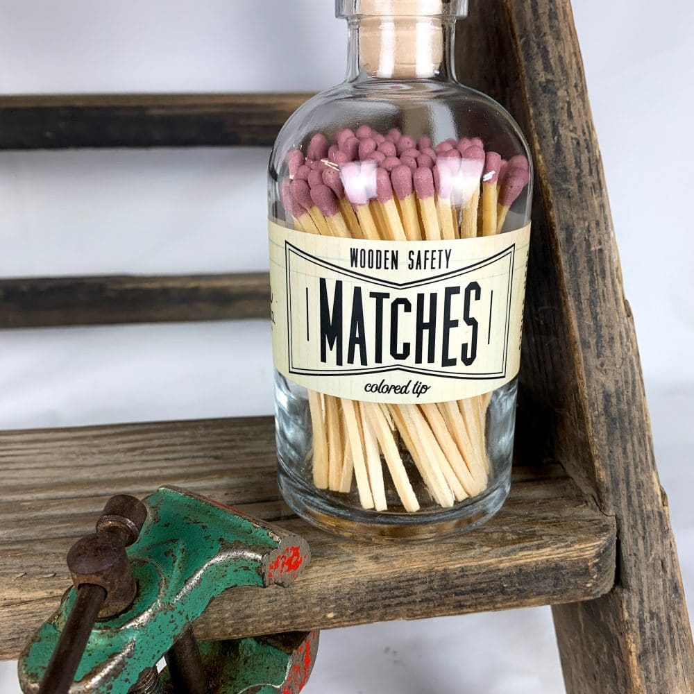 Apothecary Vintage Dusty Rose Matches - Be Made