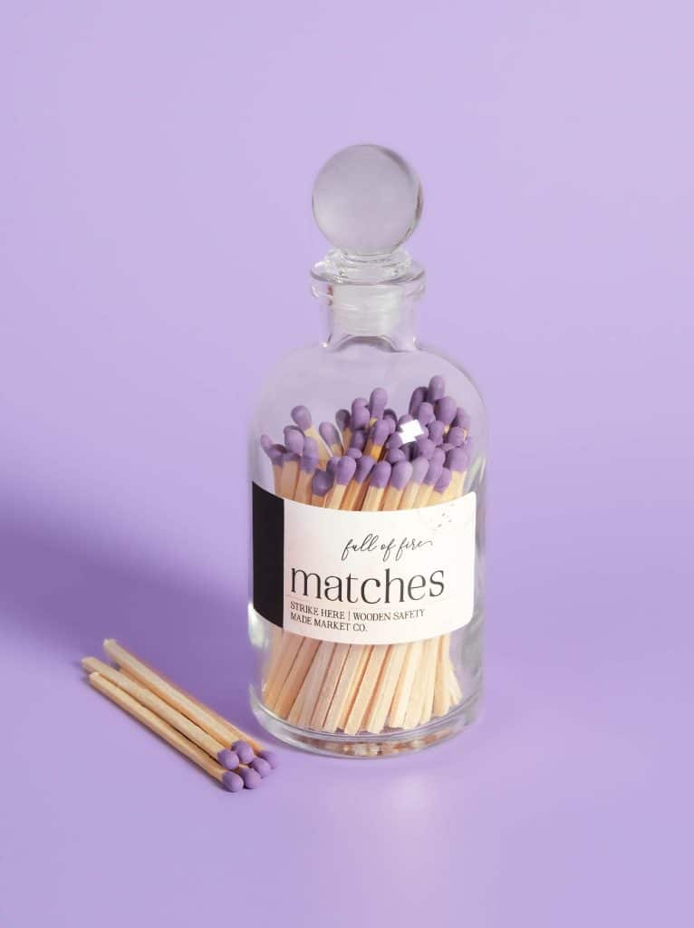 Full Of Fire Purple Matches - Be Made