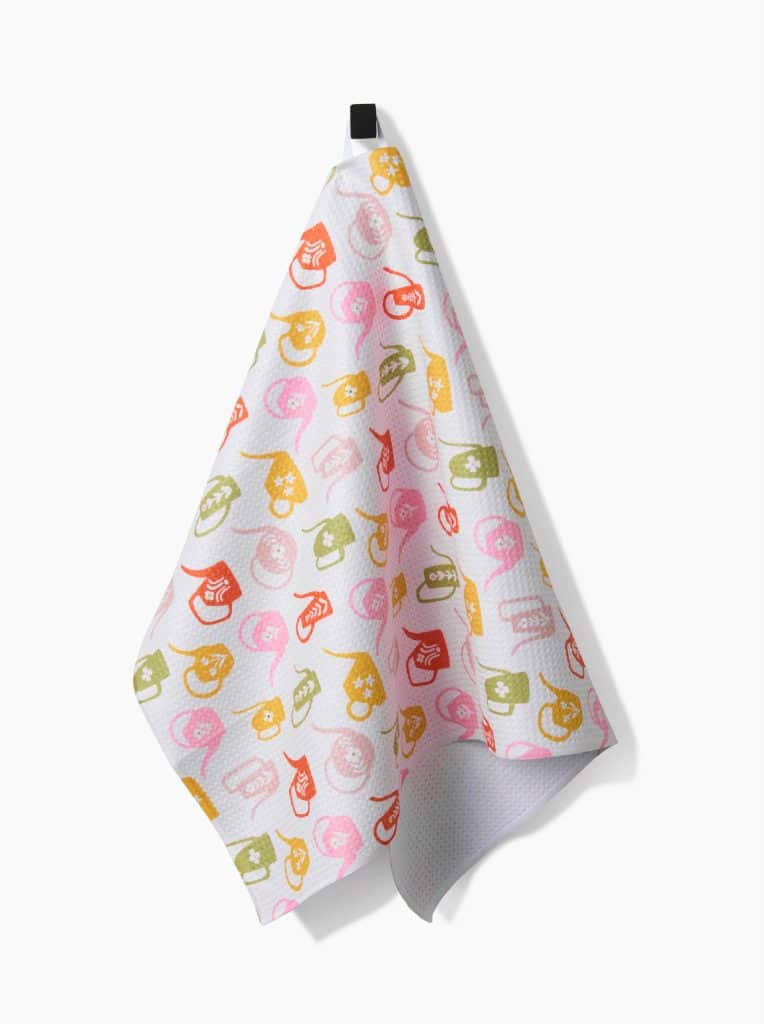 Retro Watering Cans Geometry Towel - Be Made