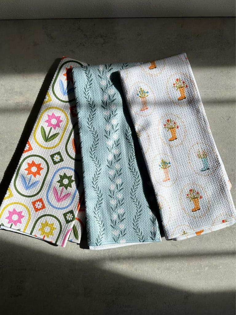 Petal Patchwork Geometry Towel - Be Made