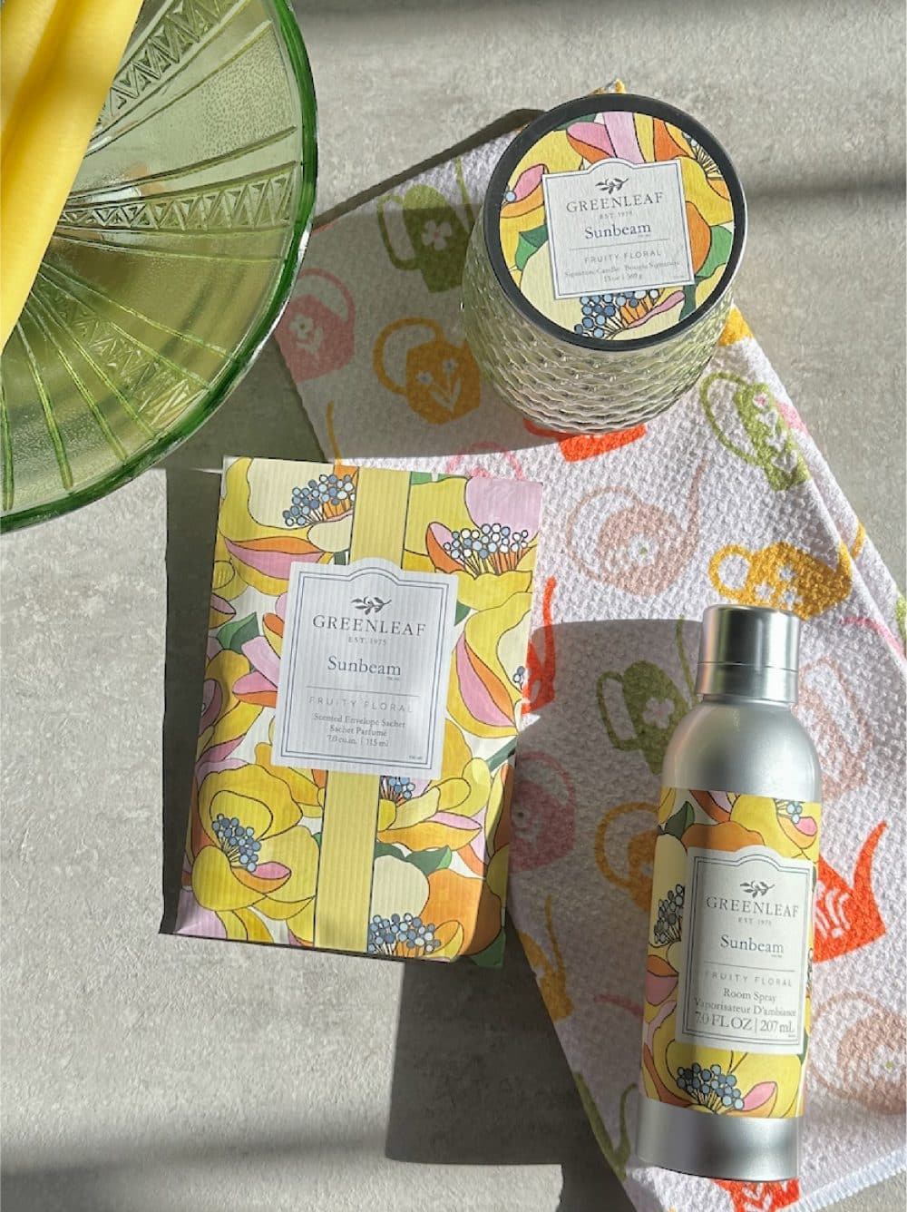 Retro Watering Cans Geometry Towel - Be Made