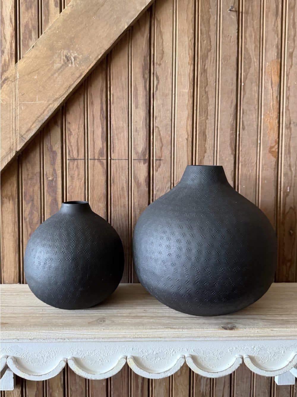 Textured Round Vase Large - Be Made