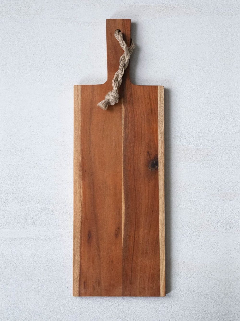 Wood Board With Braided Handle & Tie - Be Made
