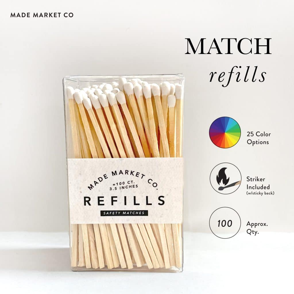 Match Refills With Striker - 26 Color Options - Be Made