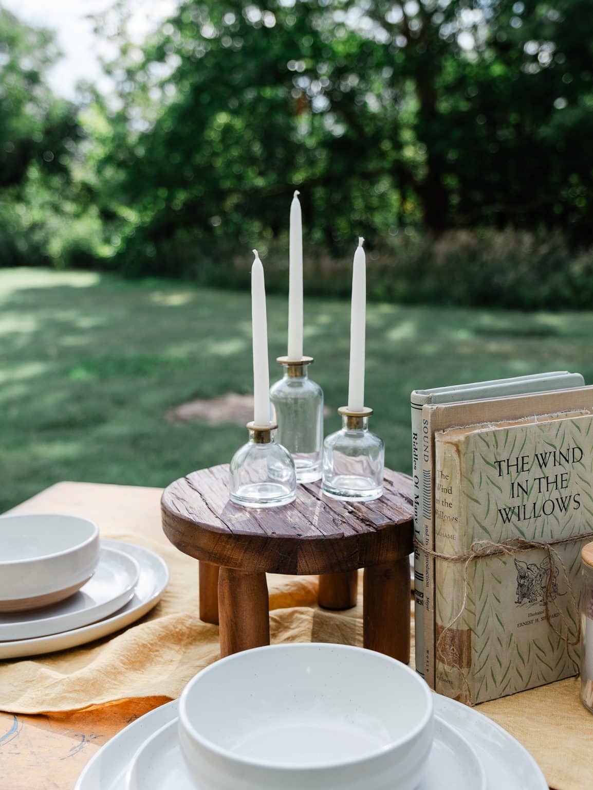 Skinny Taper Glass Candle Holder - Medium - Be Made