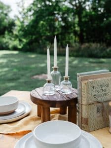 Skinny Taper Glass Candle Holder - Medium - Be Made