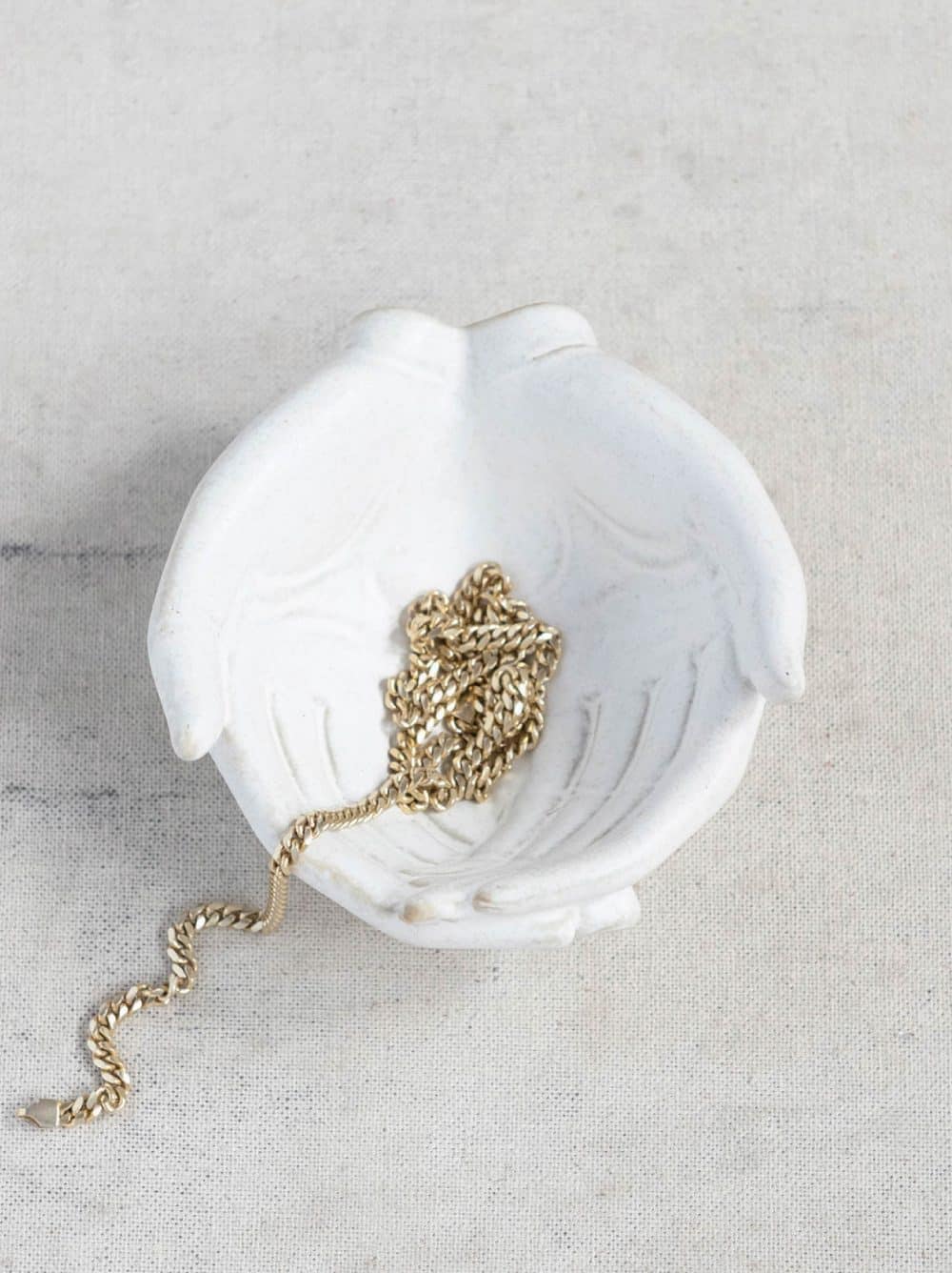 Stoneware Folded Hands Bowl - Be Made