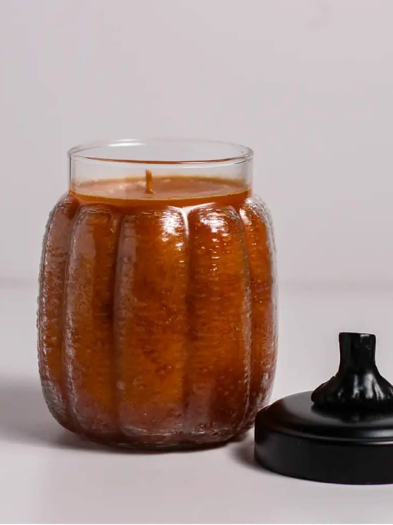 Autumn Orchard Glass Pumpkin Candle - Be Made